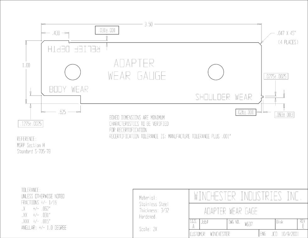 W637 - Winchester Industries