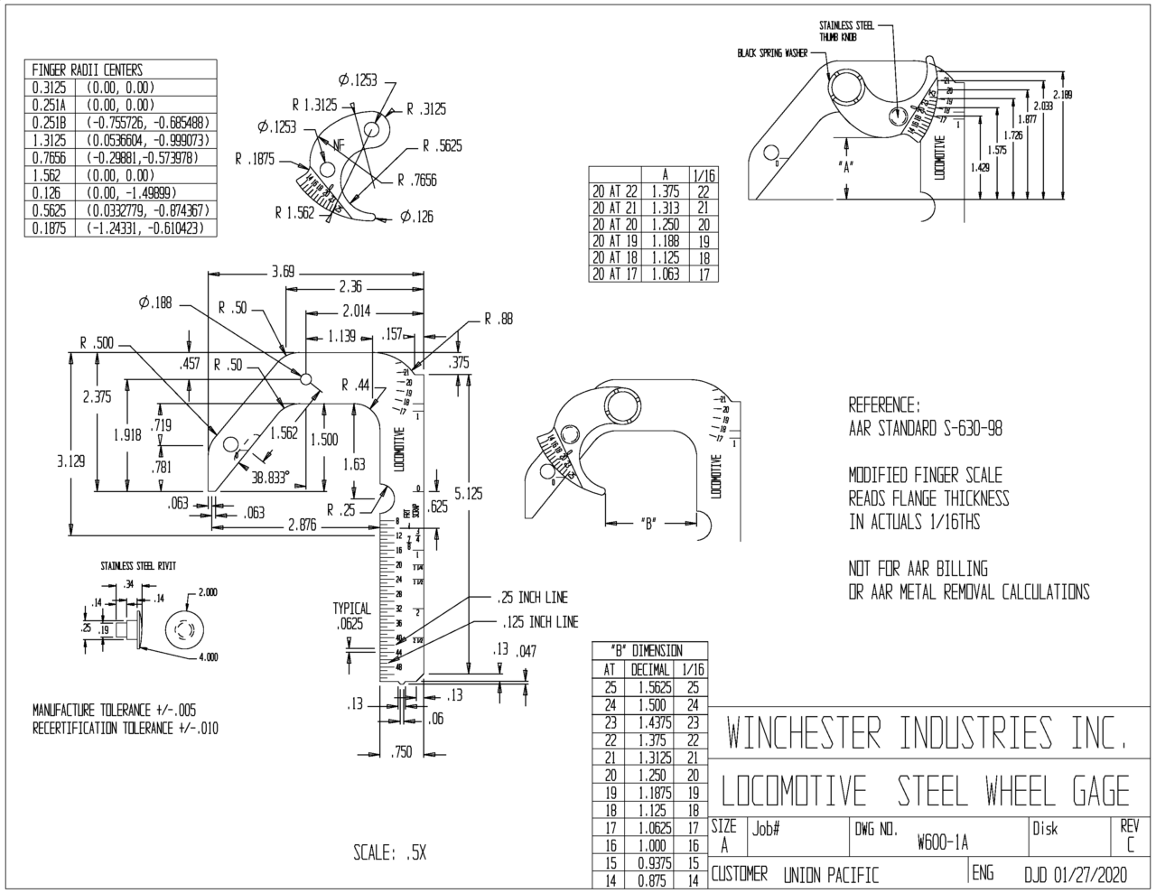 W600-1A - Winchester Industries