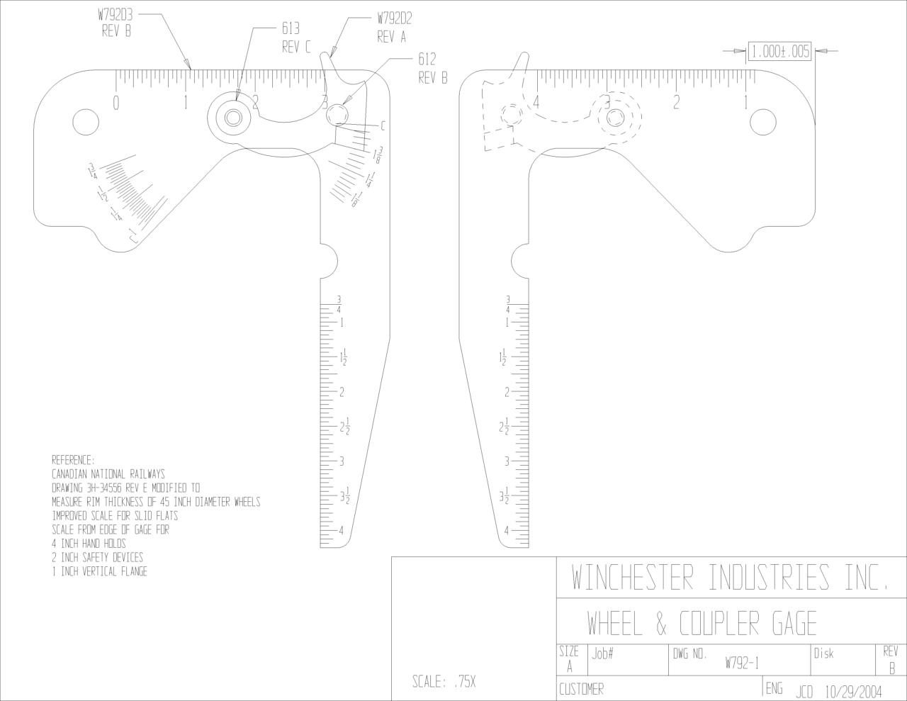 W792-1 - Winchester Industries