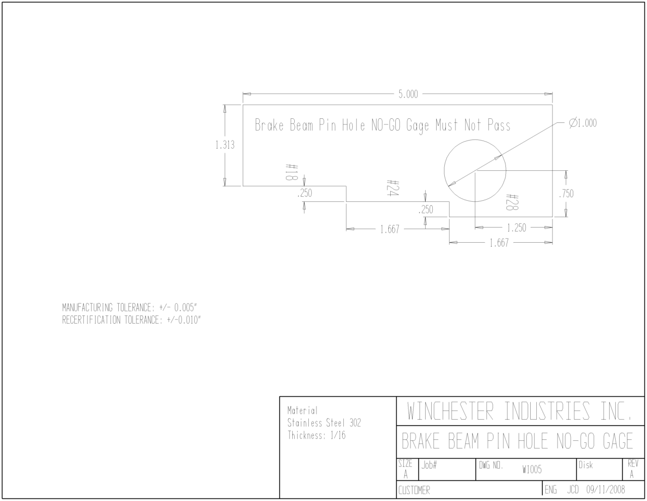 W1005 - Winchester Industries