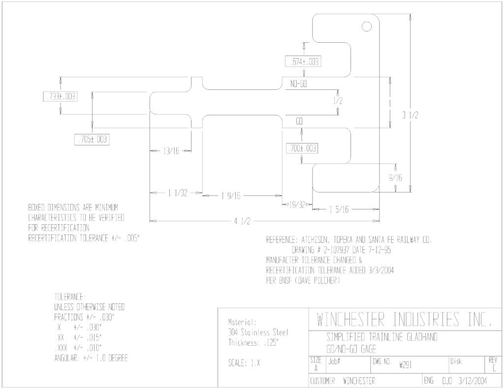 W291 - Winchester Industries