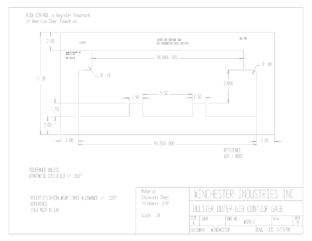 W920-2 - Winchester Industries